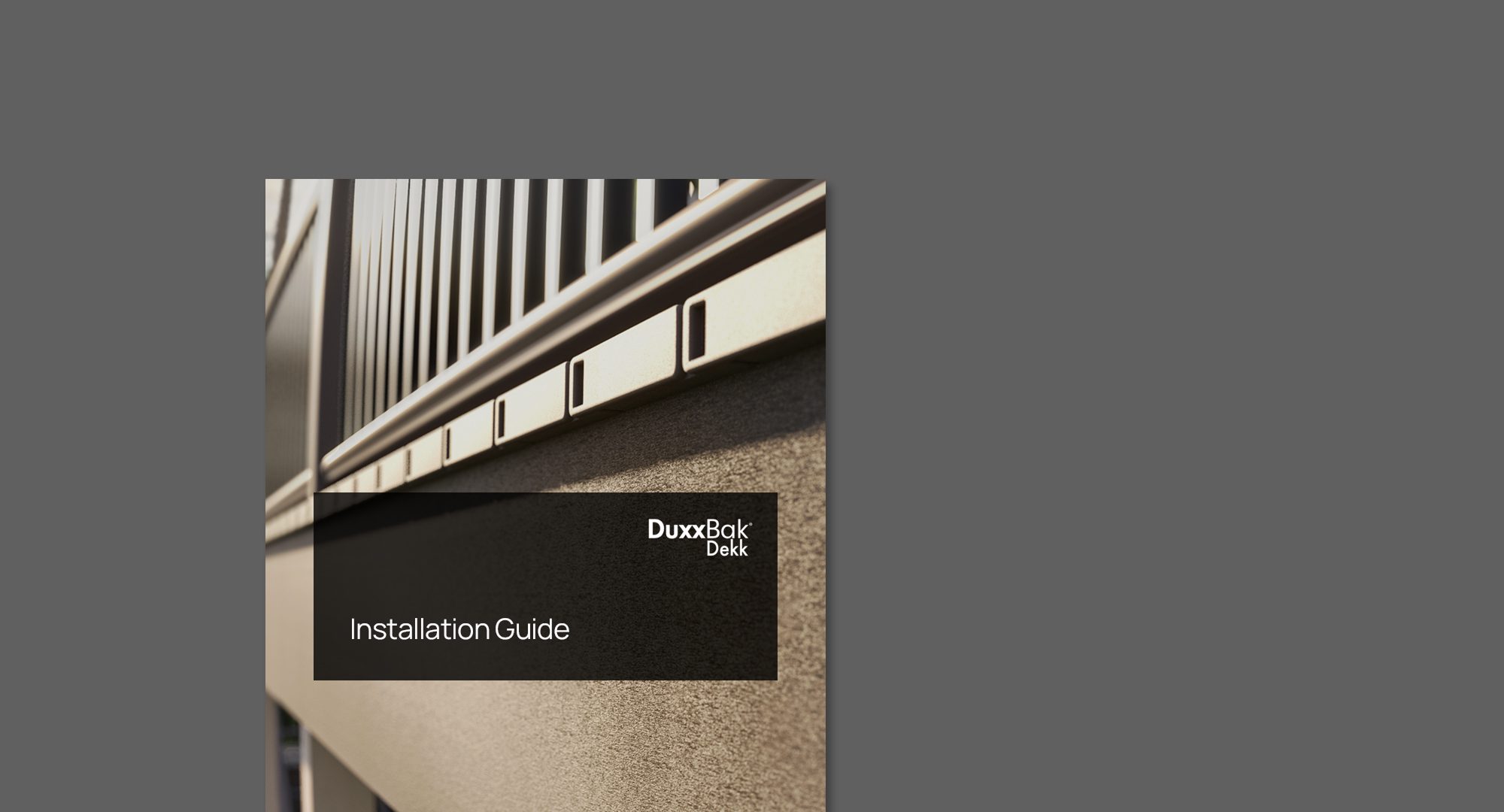 DuxxBak® Dekk Installation Guide Update V13.9 - DuxxBak Composite Decking